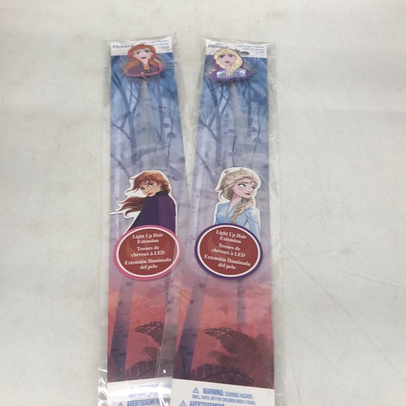 Disney | Accessories | Disney Frozen Elsa Ana Light Up Hair Extensions ...